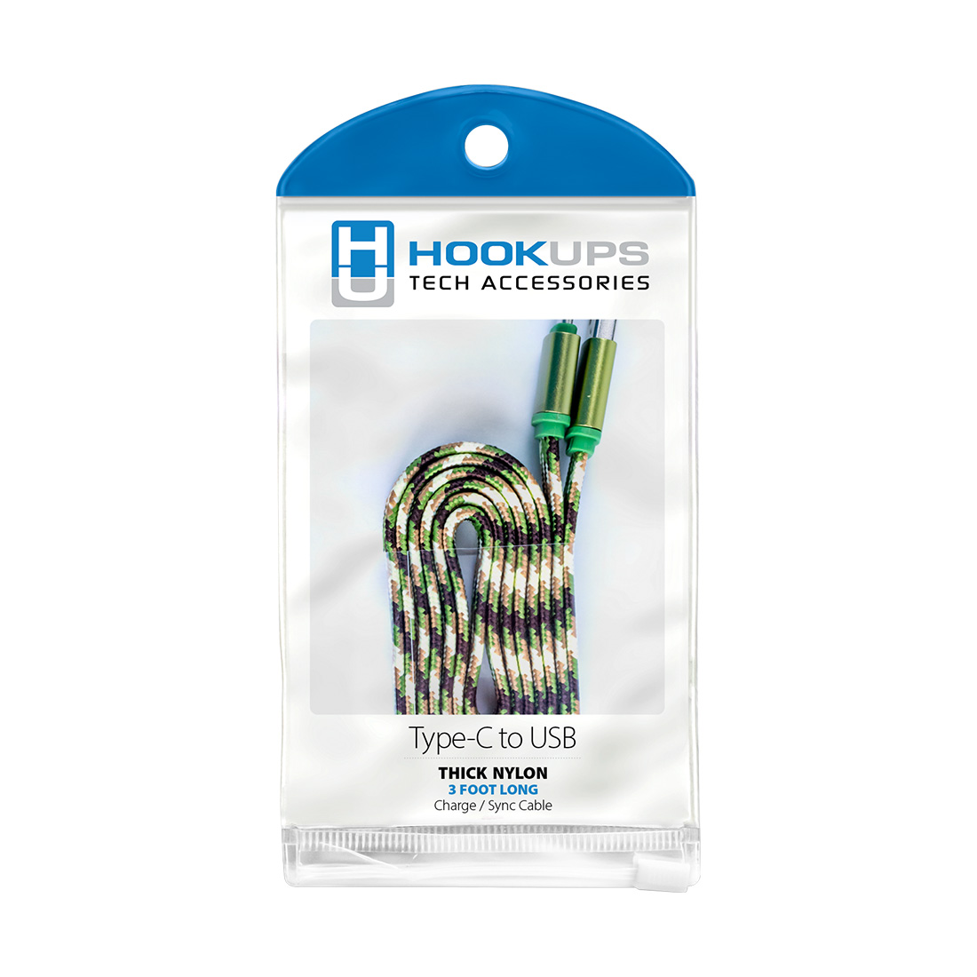 Hookups Type-C to USB 3ft Thick Nylon Cable - Fun Factory
