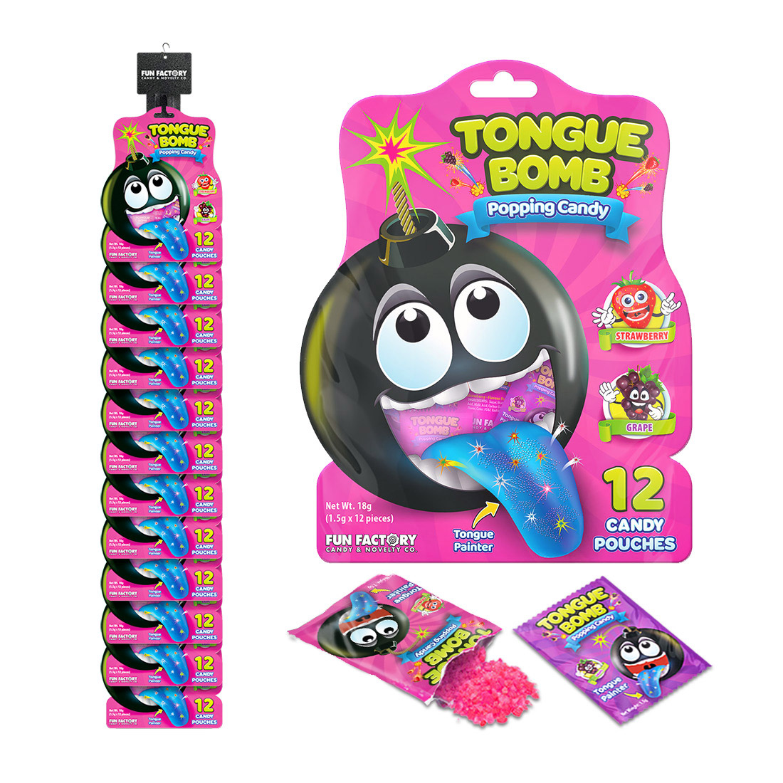 Tongue Bomb Popping Candy - Fun Factory